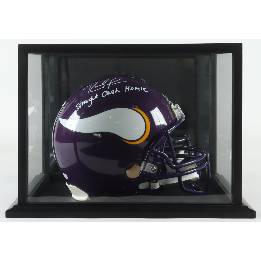 Randy Moss Signed Vikings Full-Size Authentic Helmet Inscribed ...