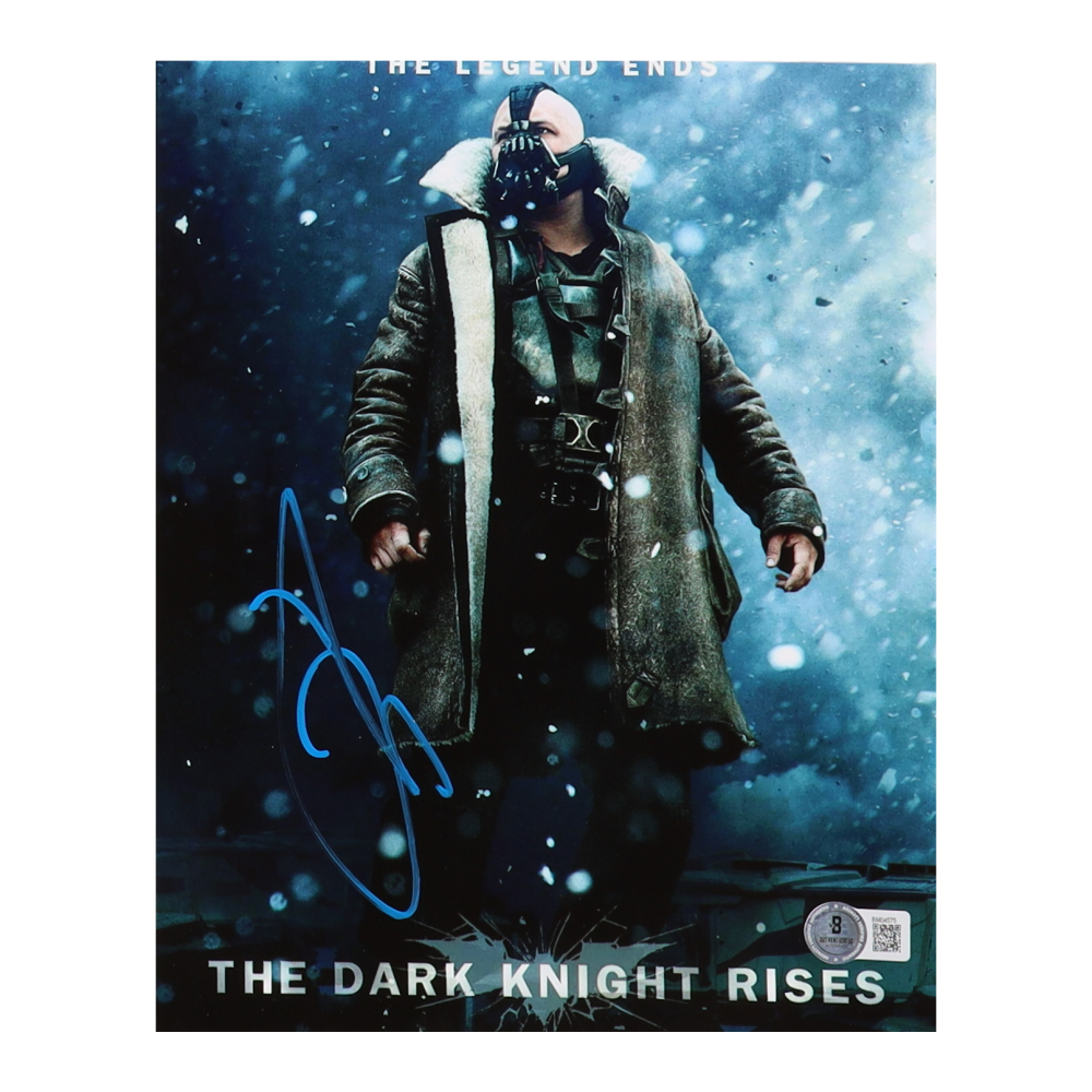 Tom Hardy Signed "The Dark Knight Rises" 8x10 Photo (Beckett ...