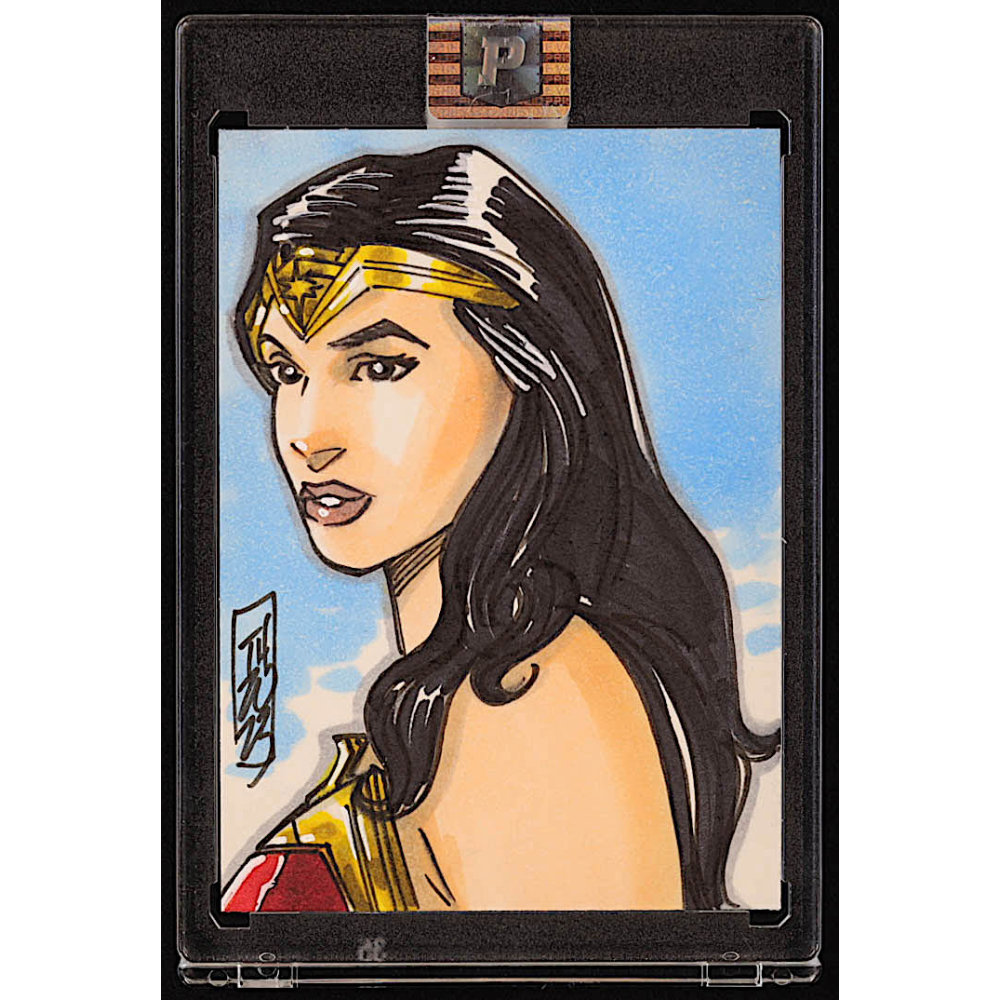 Wonder Woman | DC Comics | Original Art Sketch Card by Tom Hodges (1/1 ...