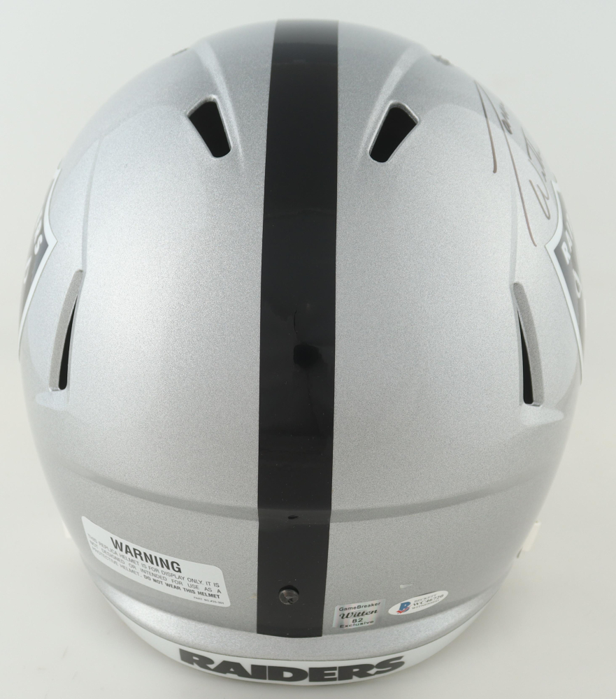 Jason Witten Signed Raiders Full-Size Speed Helmet (Beckett & Witten ...