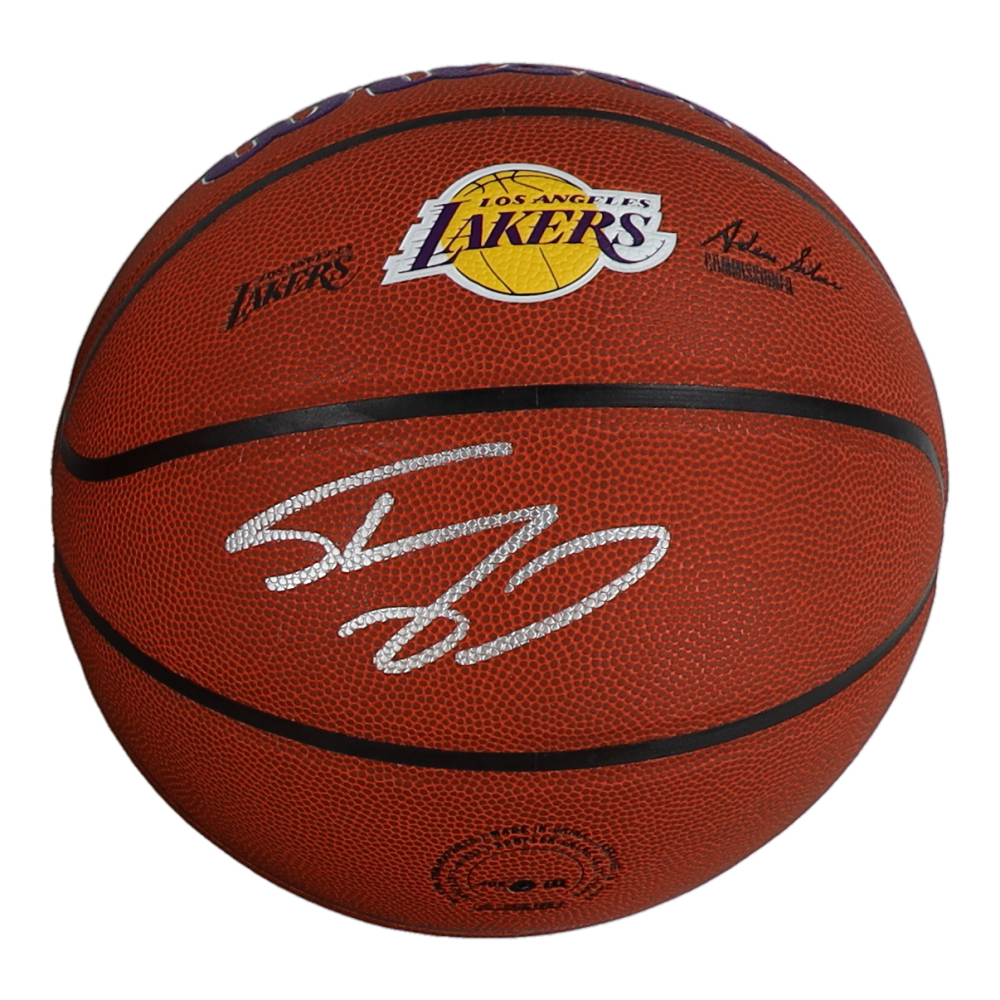 Shaquille O'Neal Signed Lakers Logo NBA Basketball (Schwartz ...