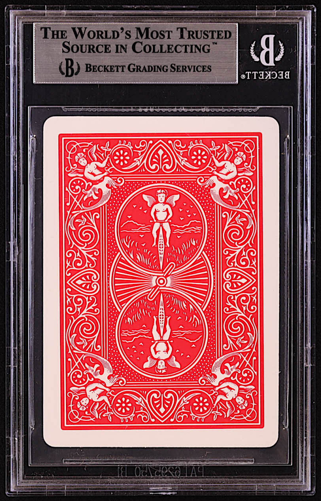 Abner M. Aust Signed Ace of Diamonds Playing Card Inscribed "Last WW2 ...