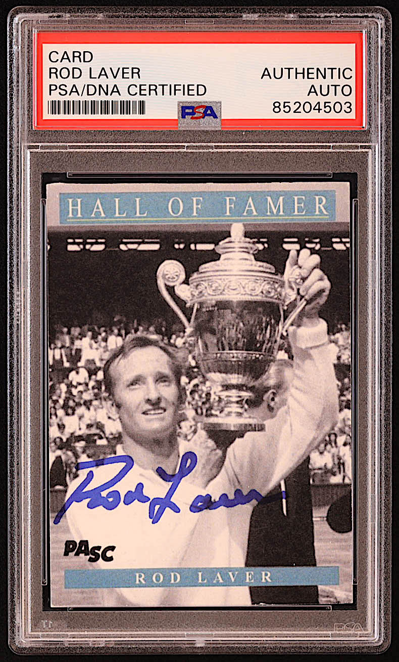 Rod Laver Signed Trading Card (PSA) | Pristine Auction