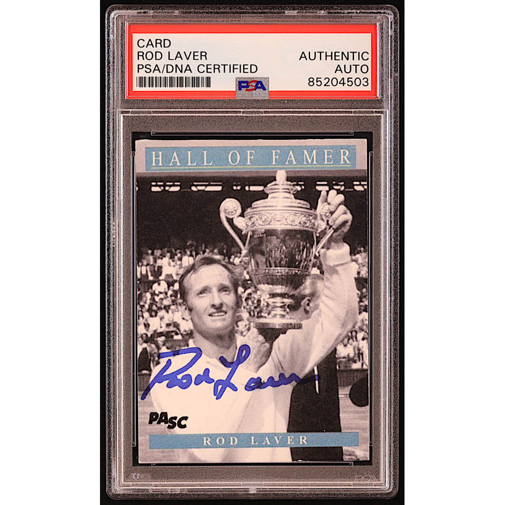 Rod Laver Signed Trading Card (PSA) | Pristine Auction