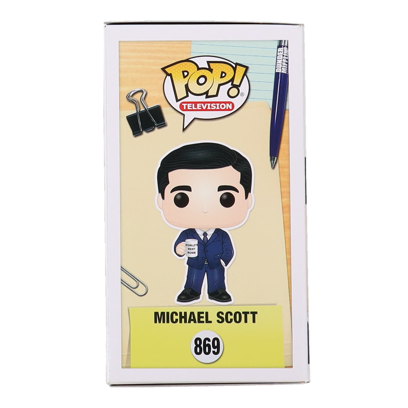 Steve Carell Signed "The Office" #869 Michael Scott Funko Pop! Vinyl ...