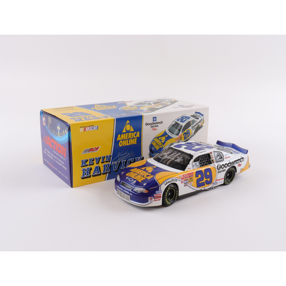 Kevin Harvick Signed 2001 NASCAR #29 Goodwrench Service Plus / AOL - 1: ...