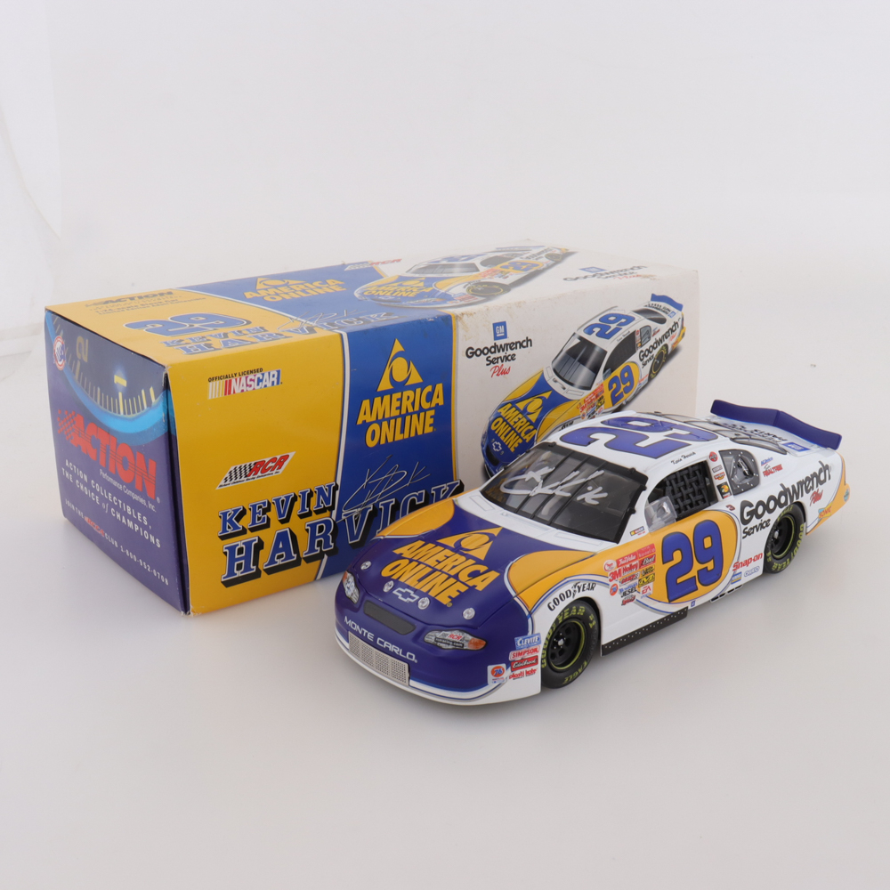Kevin Harvick Signed 2001 NASCAR #29 Goodwrench Service Plus / AOL - 1: ...