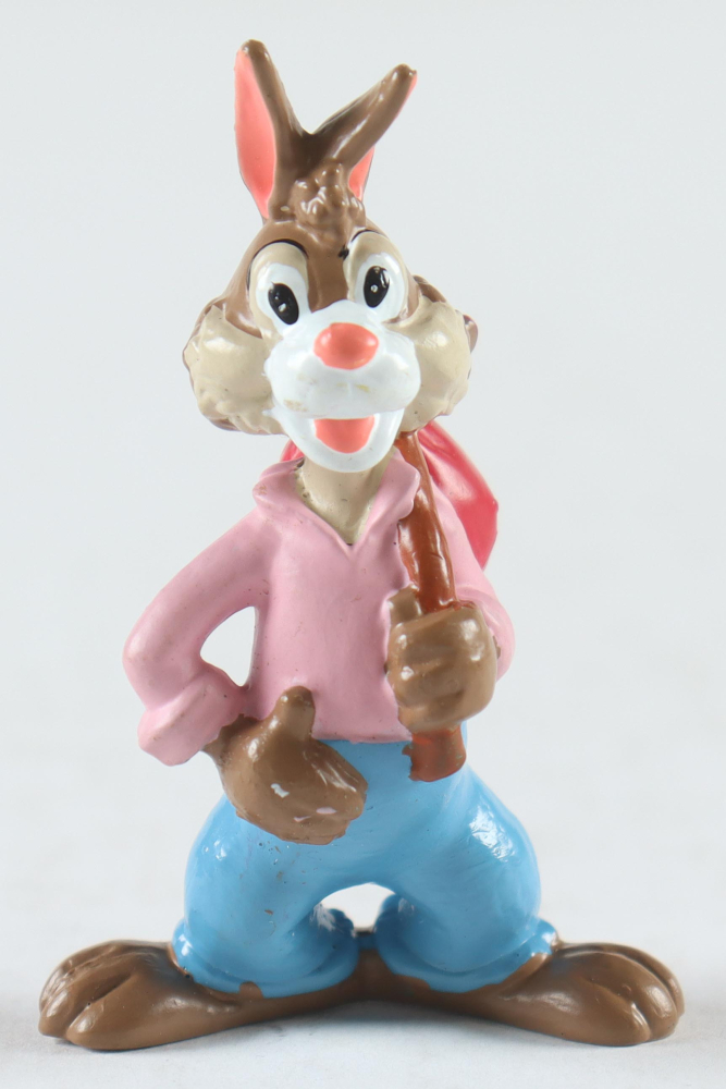 Disney Br'er Rabbit Retired Vintage Figure in Wood & Glass Display Case ...