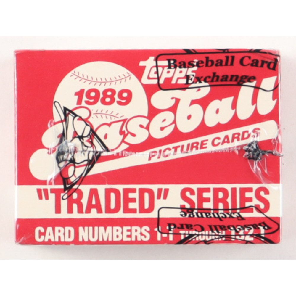 1989 Topps Traded Baseball Complete Set of (132) Cards with Ken Griffey ...