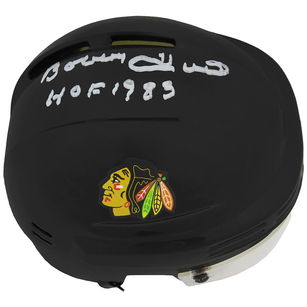 Bobby Hull Signed Blackhawks Mini Helmet Inscribed "HOF 1983" (Schwartz ...