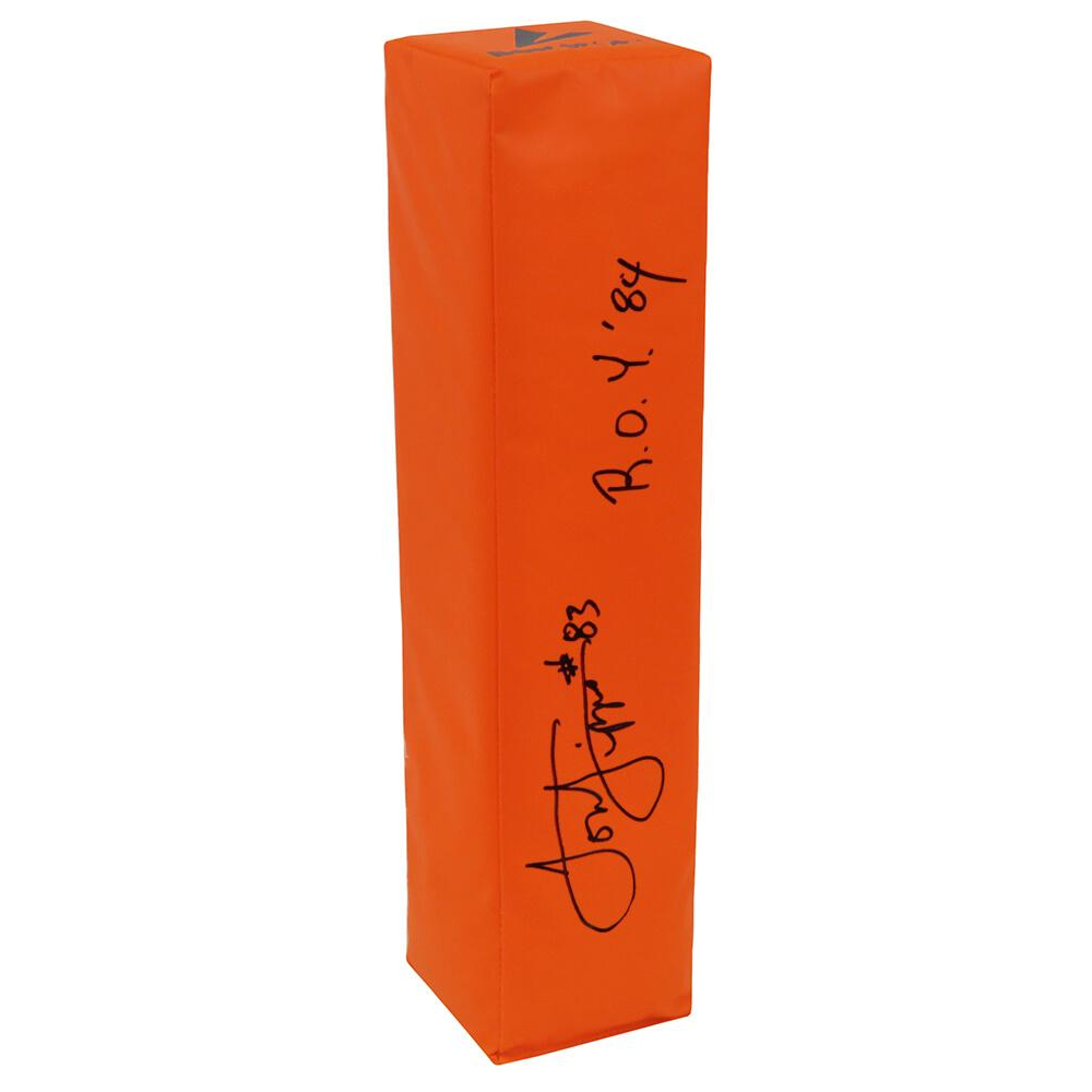 Louis Lipps Signed Endzone Pylon Inscribed "ROY '84" (Schwartz Sports ...