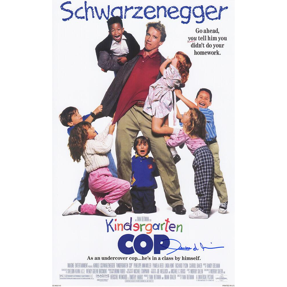 Penelope Ann Miller Signed "Kindergarten Cop" 11x17 Movie Poster ...