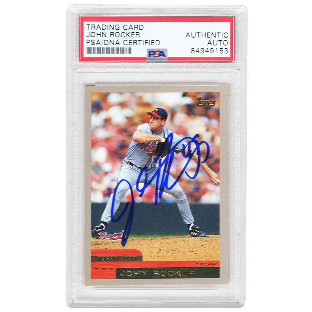 John Rocker Signed 2000 Topps #314 (PSA) | Pristine Auction