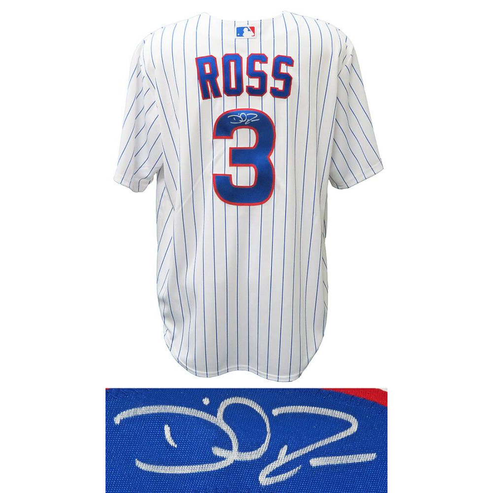 David Ross Signed Cubs Majestic Authentic Jersey (Schwartz) | Pristine ...