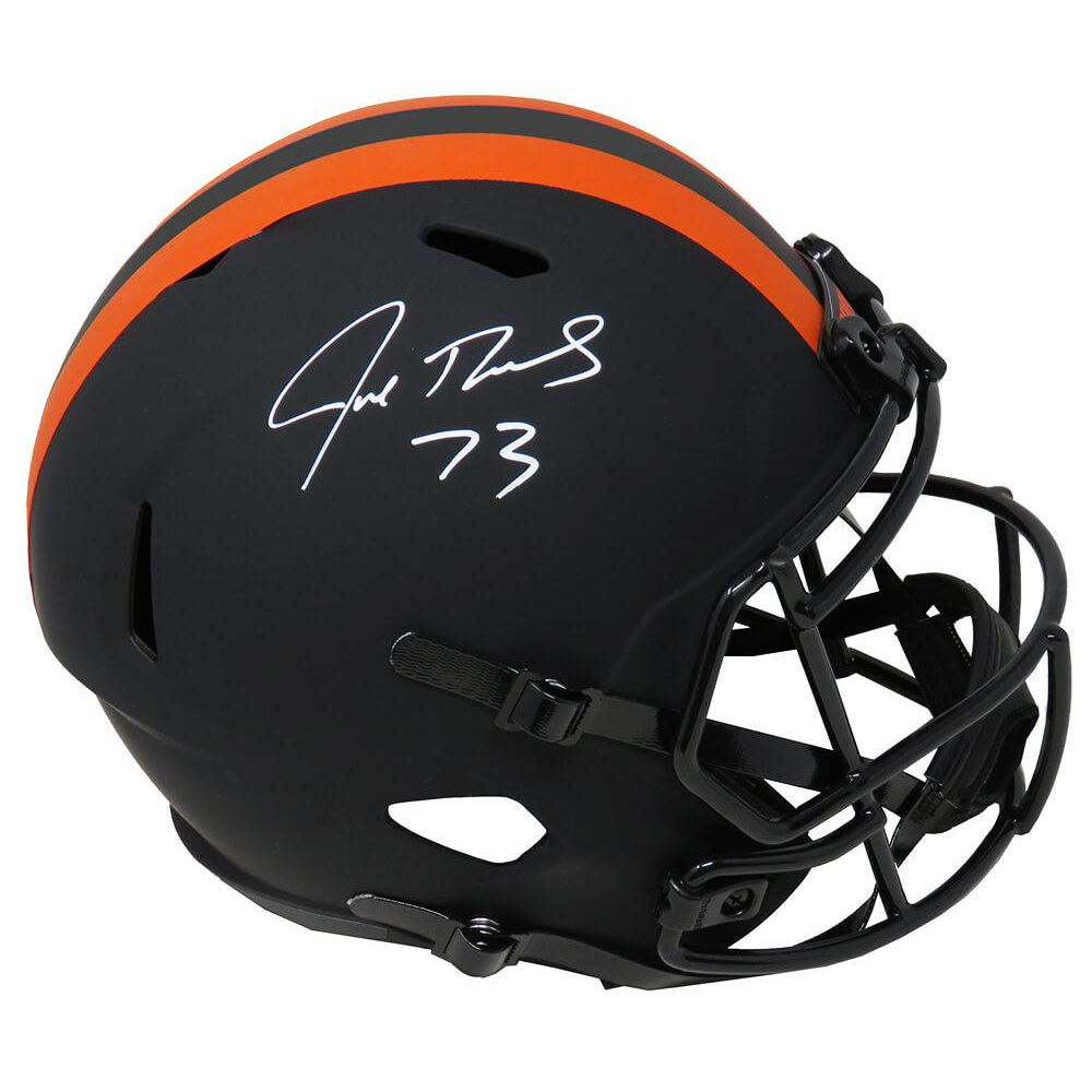 Joe Thomas Signed Browns Full-Size Eclipse Alternate Speed Helmet ...