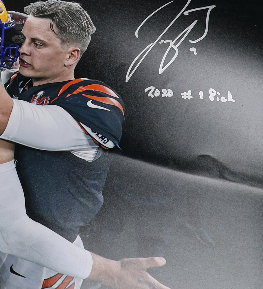 Matthew Stafford & Joe Burrow Signed LE 16x20 Photo Inscribed "2009 #1 ...