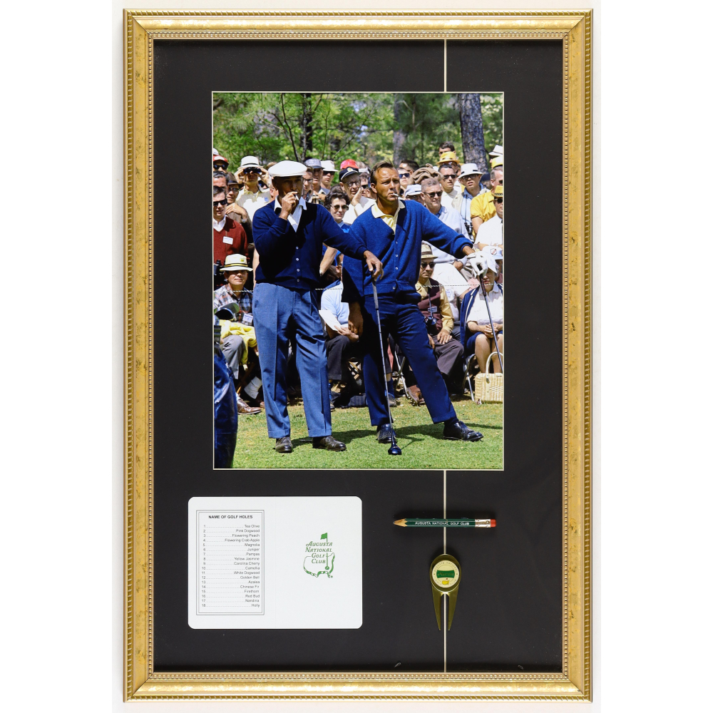 Arnold Palmer & Ben Hogan Custom Framed Print Display with Masters ...