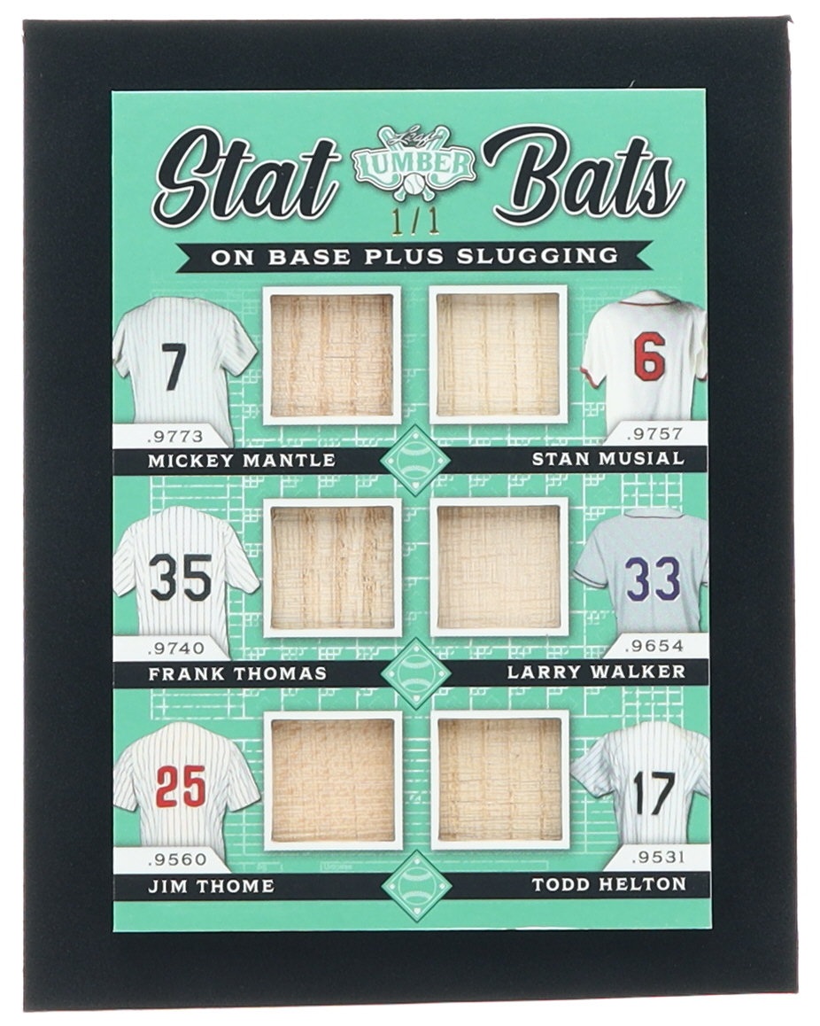 Mickey Mantle / Stan Musial / Frank Thomas / Larry Walker / Jim Thome ...