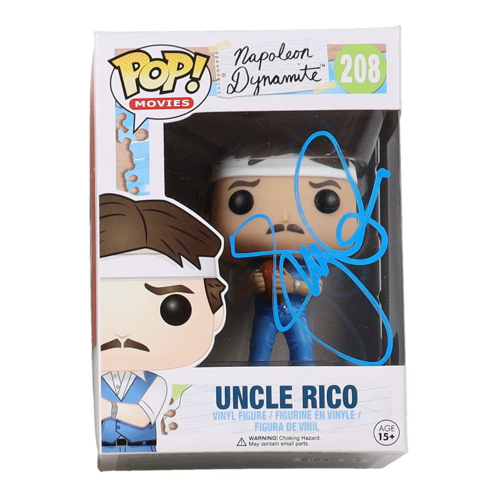 Jon Gries Signed "Napoleon Dynamite" #208 Uncle Rico Funko Pop! Vinyl ...