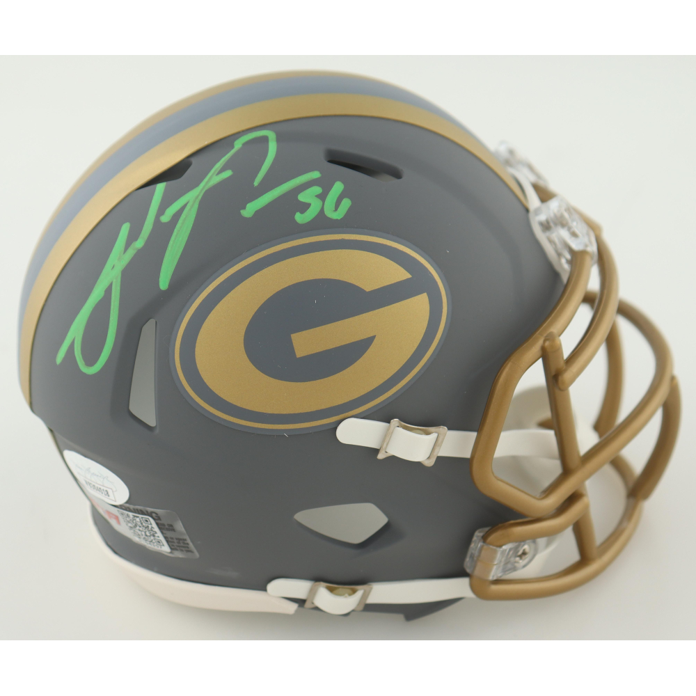 Julius Peppers Signed Packers Slate Alternate Speed Mini Helmet (JSA ...