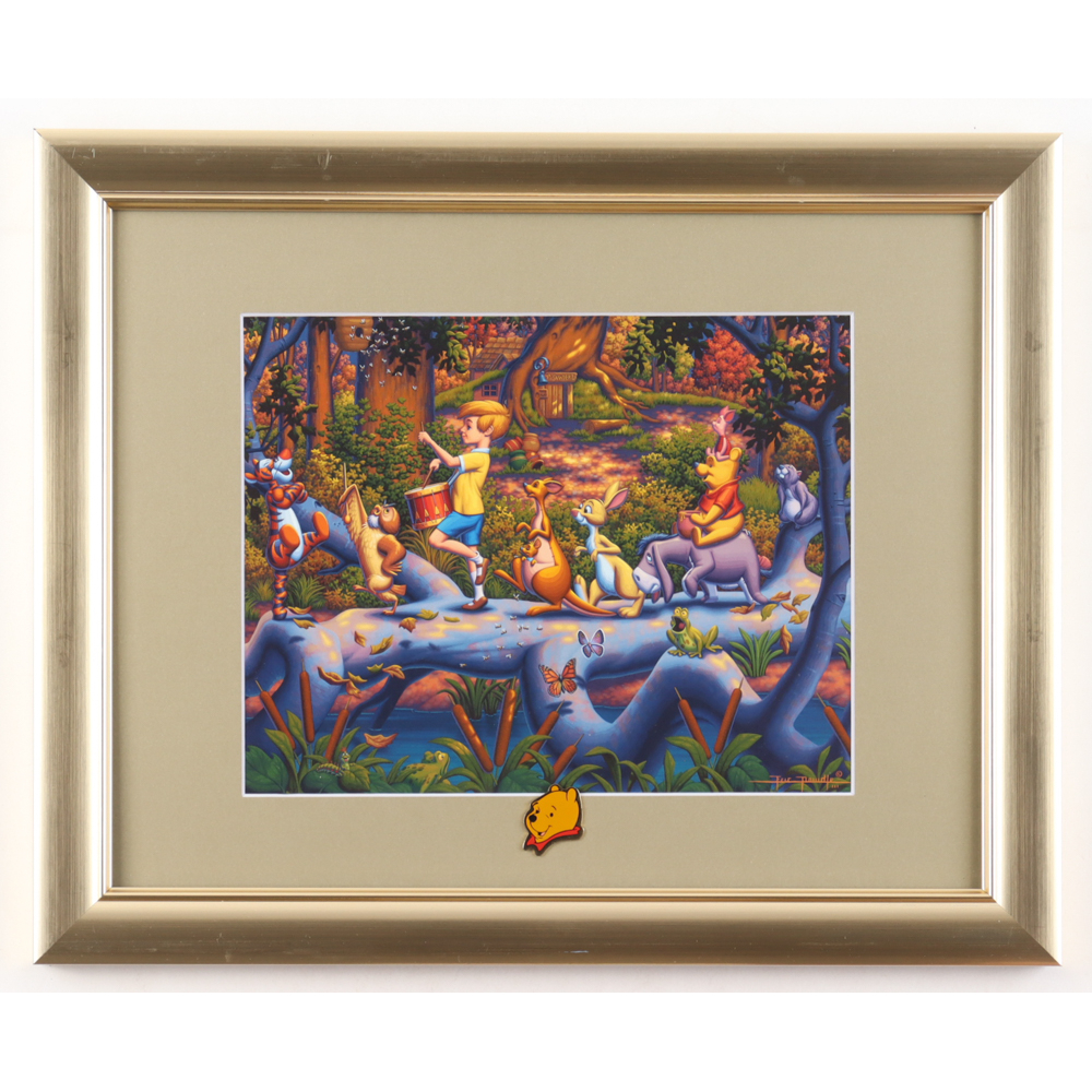 Eric Dowdle Walt Disney's "Winnie-the-Pooh" Custom Framed Print Display ...