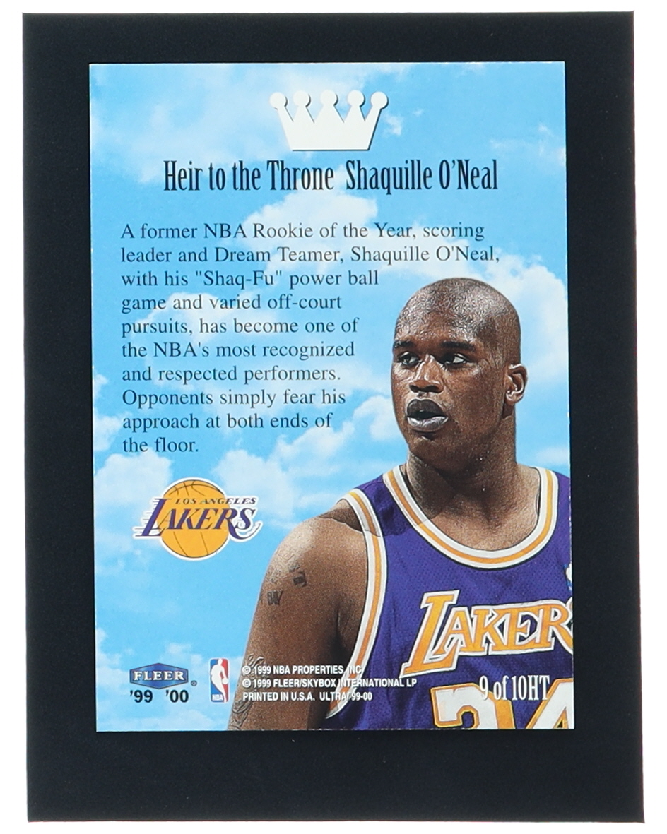 Shaquille O'Neal 1999-00 Ultra Heir to the Throne #9 | Pristine Auction
