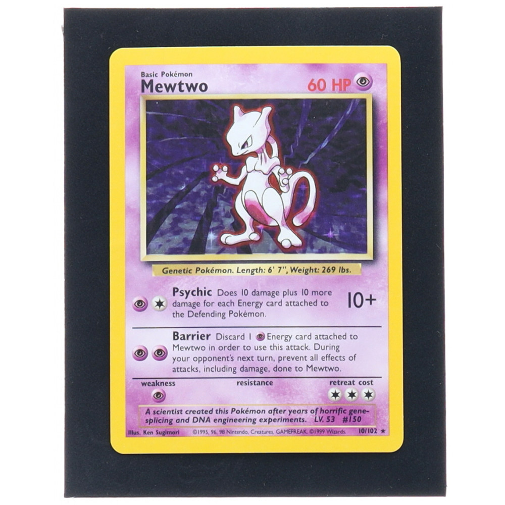 Mewtwo 1999 Pokemon Base Unlimited #10 Holo | Pristine Auction