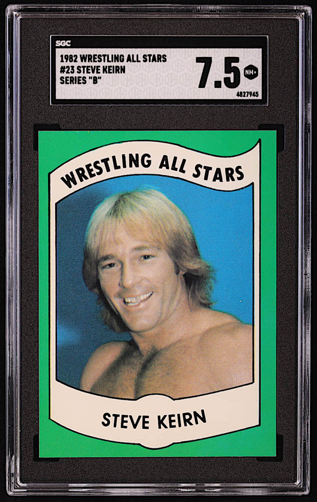 Steve Keirn 1982 PWE Wrestling All-Stars Series B #23 (SGC 7.5) | Pristine Auction