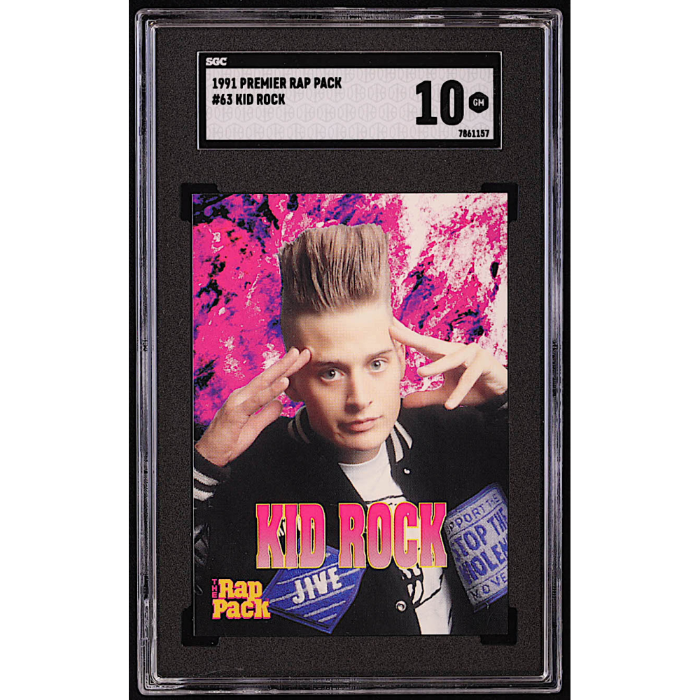 Kid Rock 1991 Premier Rap Pack #63 (SGC 10) | Pristine Auction