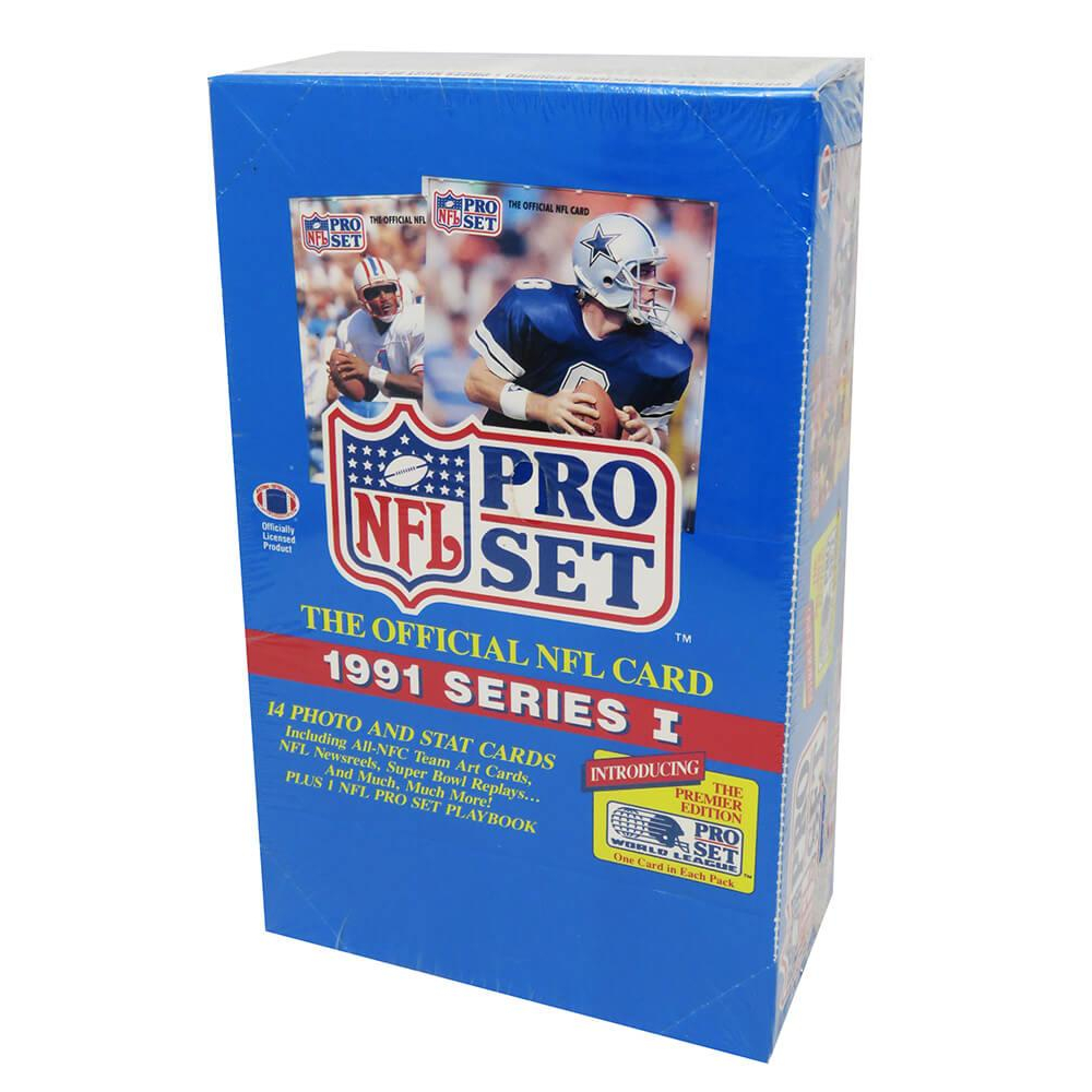 1991 NFL Pro Set Series I Football Box of (36) Packs | Pristine Auction