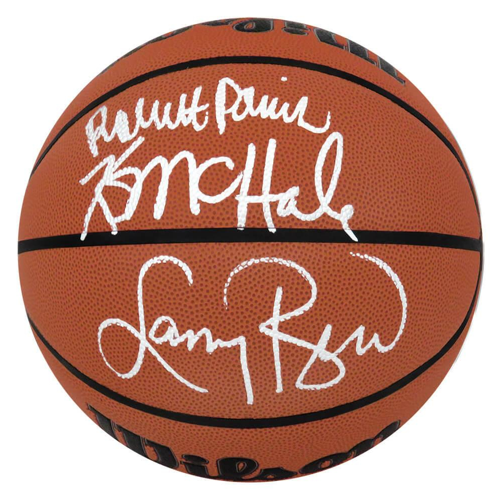 Larry Bird, Kevin McHale & Robert Parish Signed NBA Basketball ...