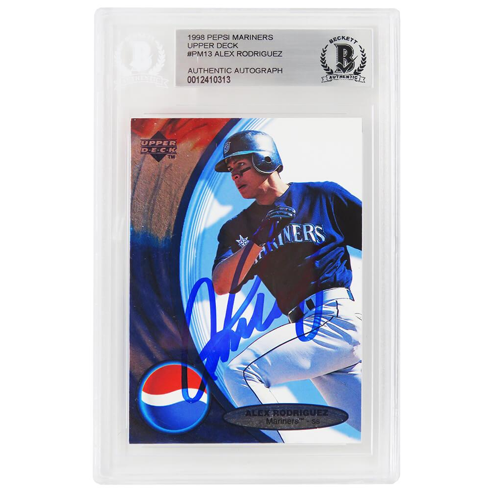 Alex Rodriguez Signed 1998 Upper Deck Pepsi #PM13 (BGS) | Pristine Auction