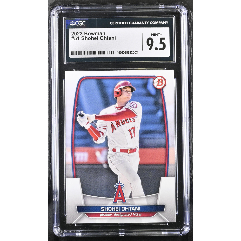Shohei Ohtani 2023 Bowman 51 Cgc 9 5 Pristine Auction