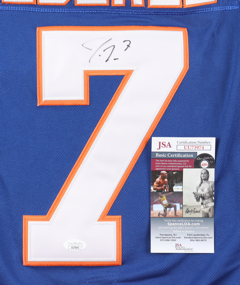 Jordan Eberle Signed Jersey (JSA) | Pristine Auction