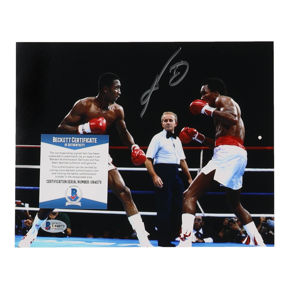 Sugar Ray Leonard Signed 8x10 Photo (Beckett) | Pristine Auction