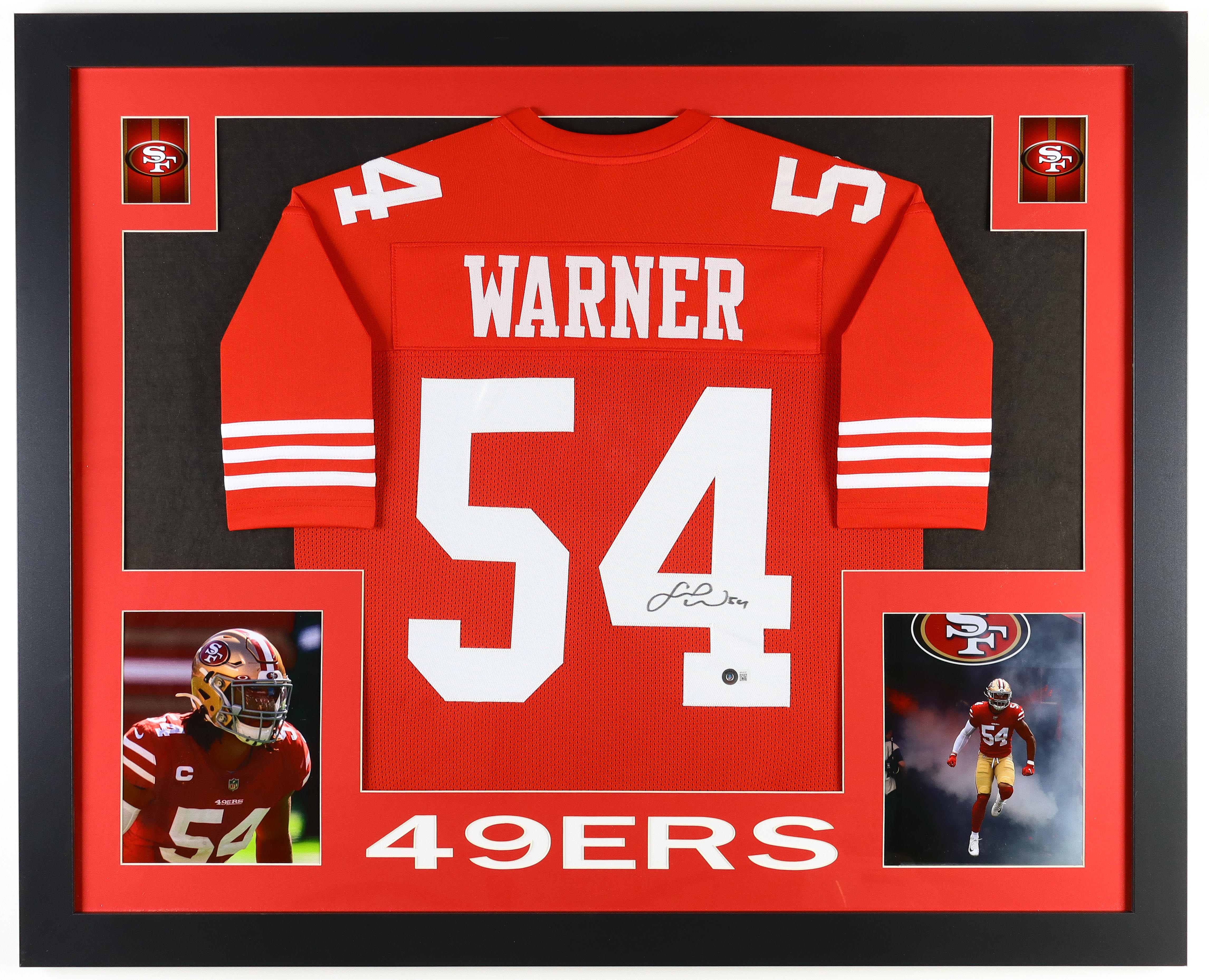 Fred Warner Signed Custom Framed Jersey Display (Beckett) | Pristine ...