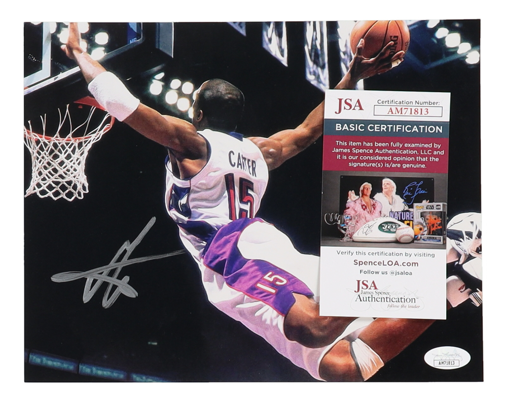 Vince Carter Signed Toronto Raptors 8x10 Photo (JSA) | Pristine Auction