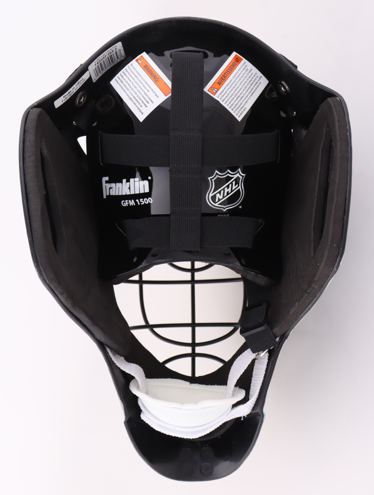 Philipp Grubauer Signed Kraken Goalie Helmet Inscribed "Release The ...