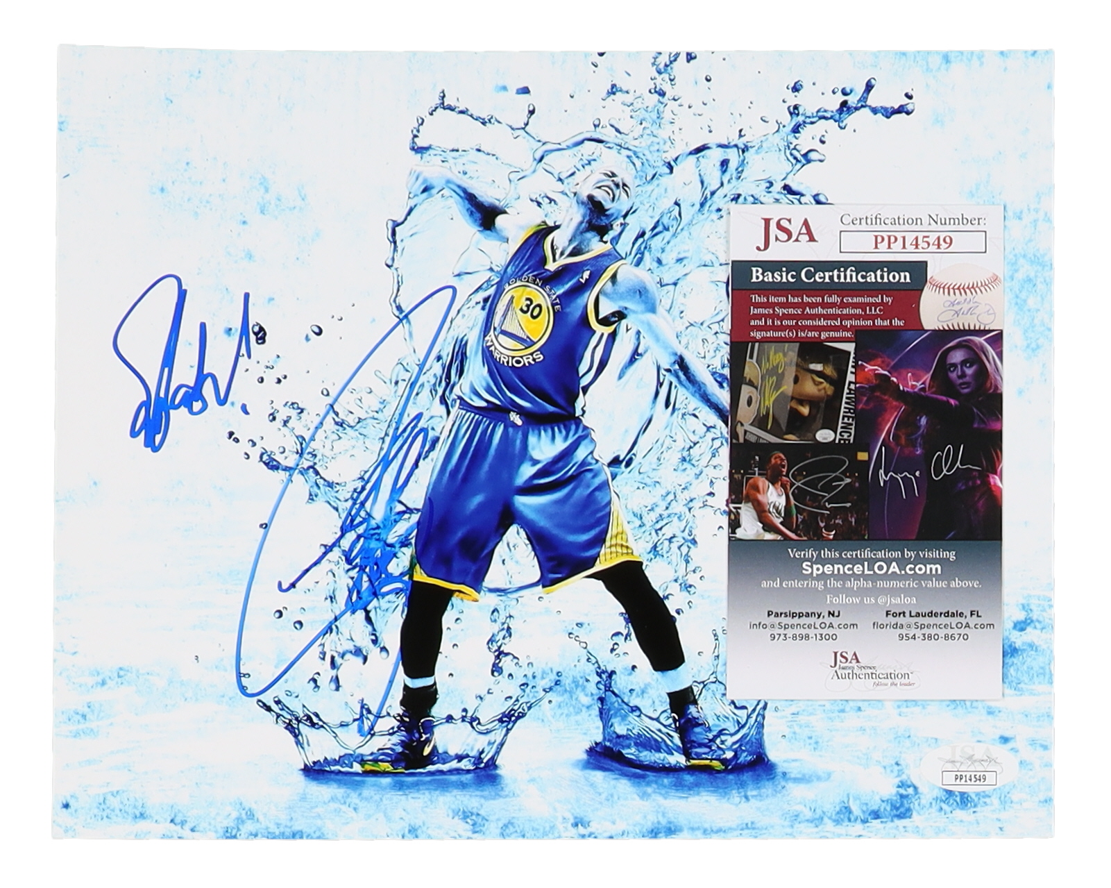 Stephen Curry Signed Warriors 8x10 Photo (JSA) | Pristine Auction