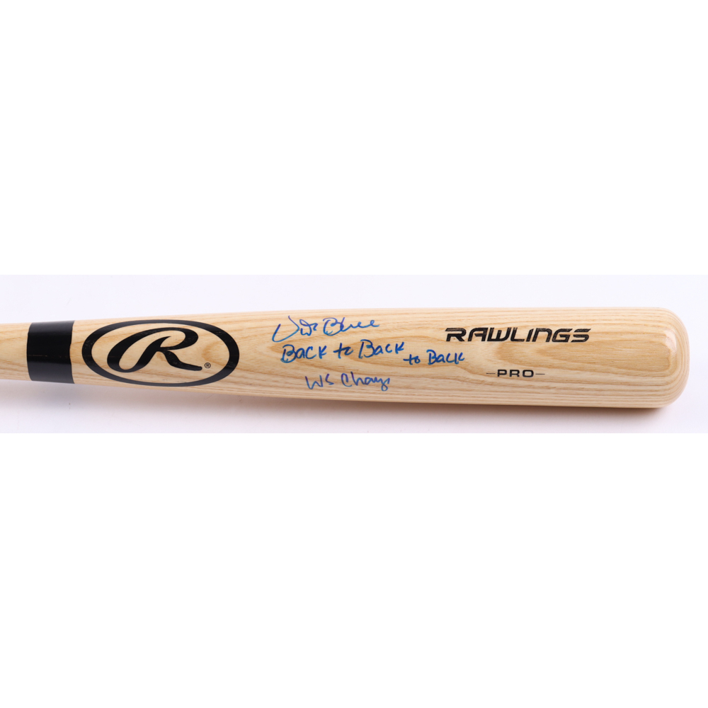 Vida Blue Signed Rawlings Pro Baseball Bat Inscribed "Back To Back To ...