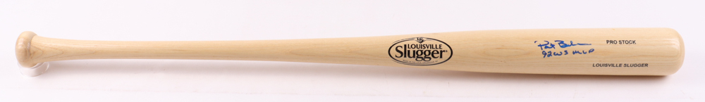 Pat Borders Signed Louisville Slugger Pro Stock Baseball Bat Inscribed ...