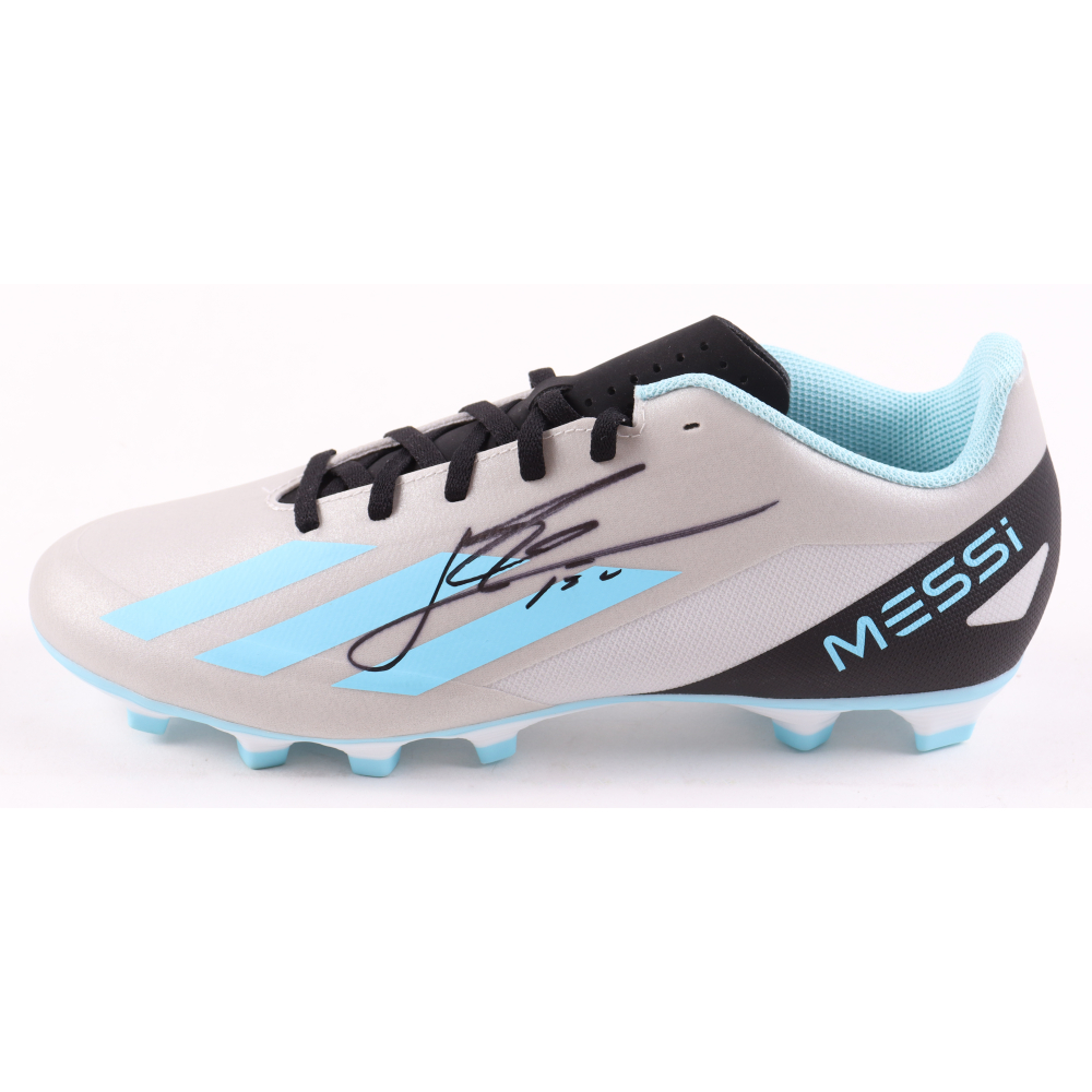 Lionel Messi Signed Adidas X Crazyfast Messi.4 Cleat Inscribed "LEO ...