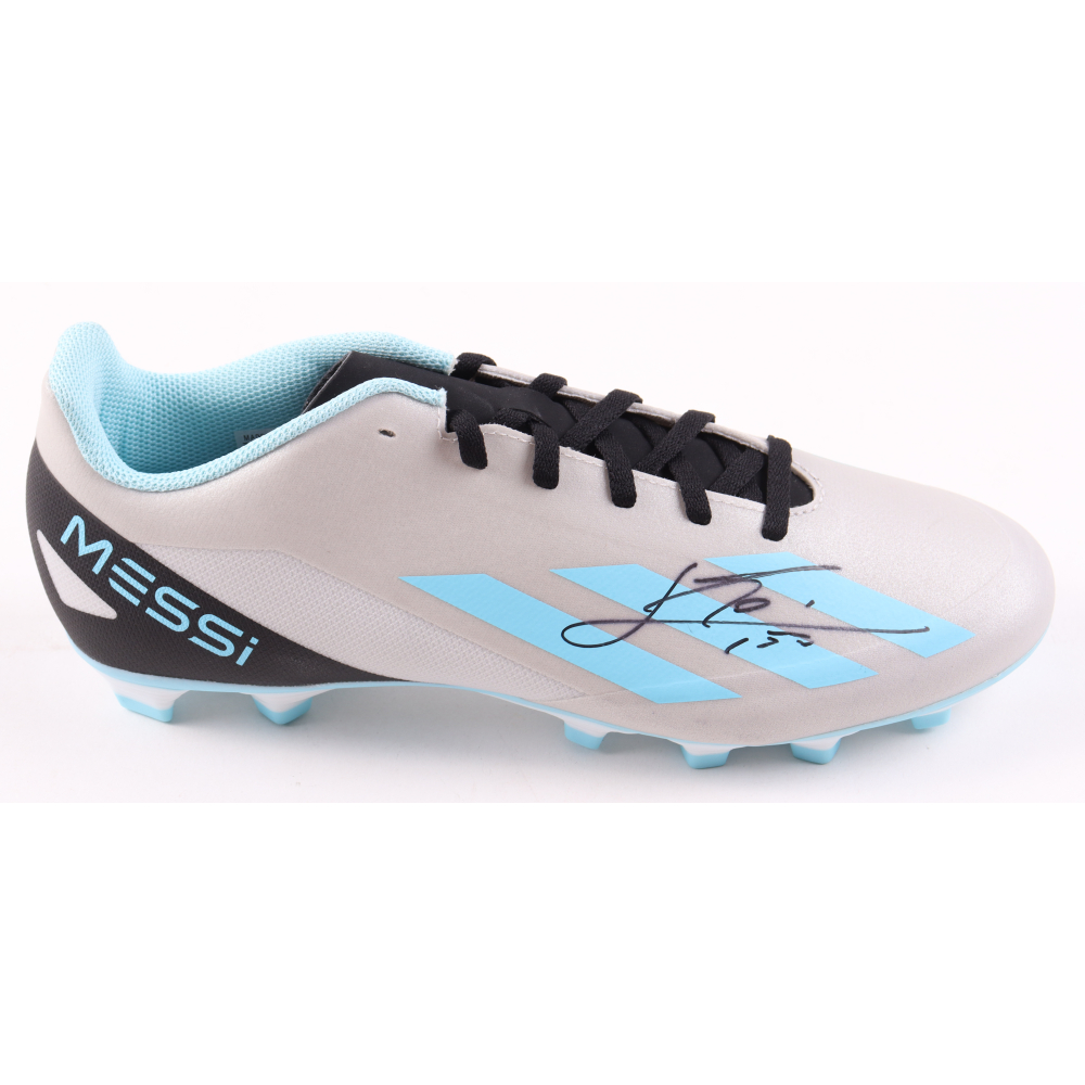Lionel Messi Signed Adidas X Crazyfast Messi.4 Cleat Inscribed "LEO ...