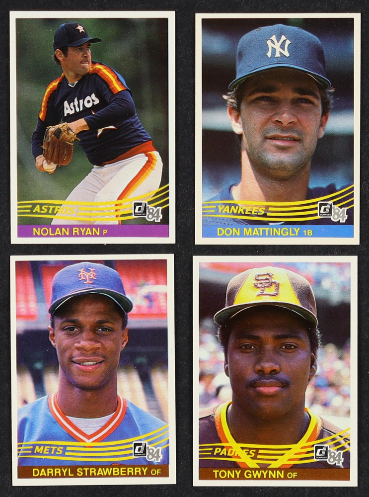1984 Donruss Baseball Complete Set of (660) Cards with Tony Gwynn #324, Darryl Strawberry #68 RC ...