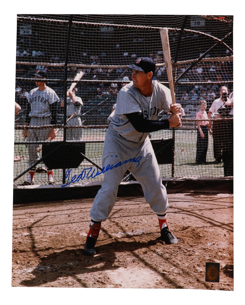 Ted Williams Signed Red Sox 16x20 Photo (Williams) | Pristine Auction