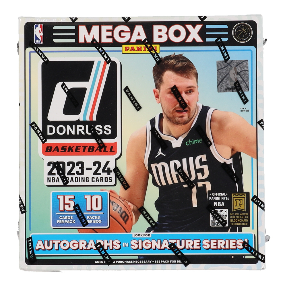 2023-24 Panini NBA Donruss Basketball Trading Cards Mega Box With (10 ...