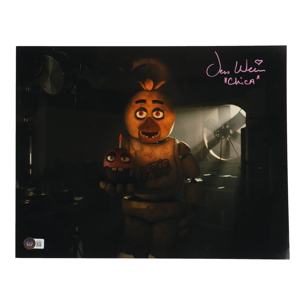 Jess Weiss Signed "Five Nights At Freddy's" 11x14 Photo Inscribed ...