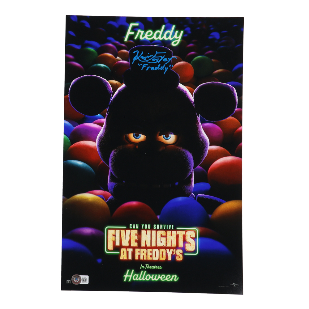Kevin Foster Signed "Five Nights At Freddy's" 11x17 Photo Inscribed ...