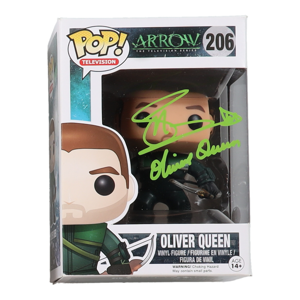 Stephen Amell Signed "Arrow" #206 Oliver Queen Funko Pop! Vinyl Figure ...