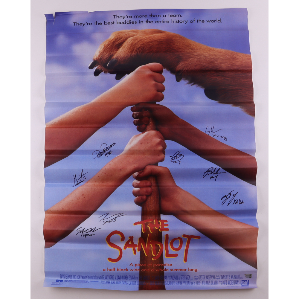 "The Sandlot" 27x40 Movie Poster Cast-Signed By (8) with Patrick Renna ...